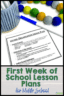 The Best First Week Of School Lesson Plans For Middle School