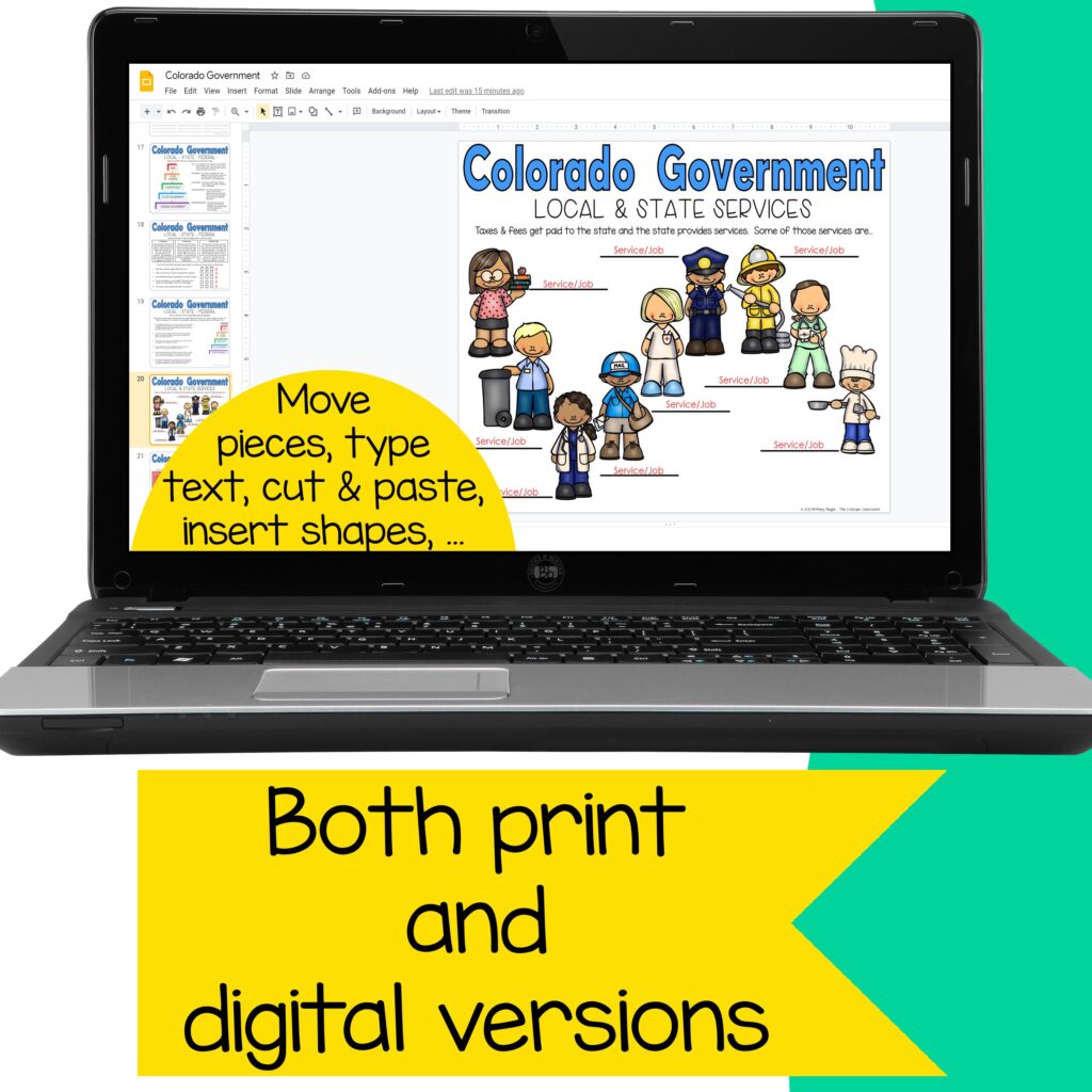 Colorado Statehood And Government Unit - Colorado State Study - The ...