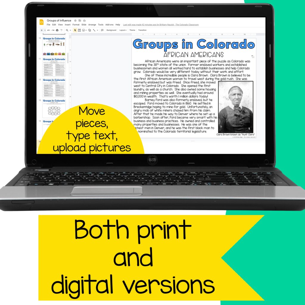 Colorado 10 Famous Groups In History Unit Influential Groups - Colorado ...