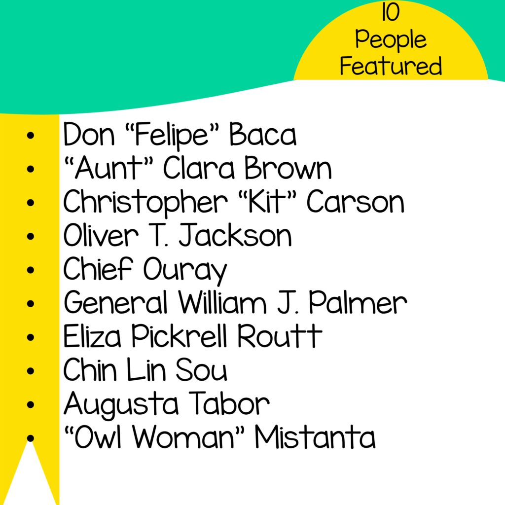 Colorado Influential And Famous People In History Unit - Colorado ...