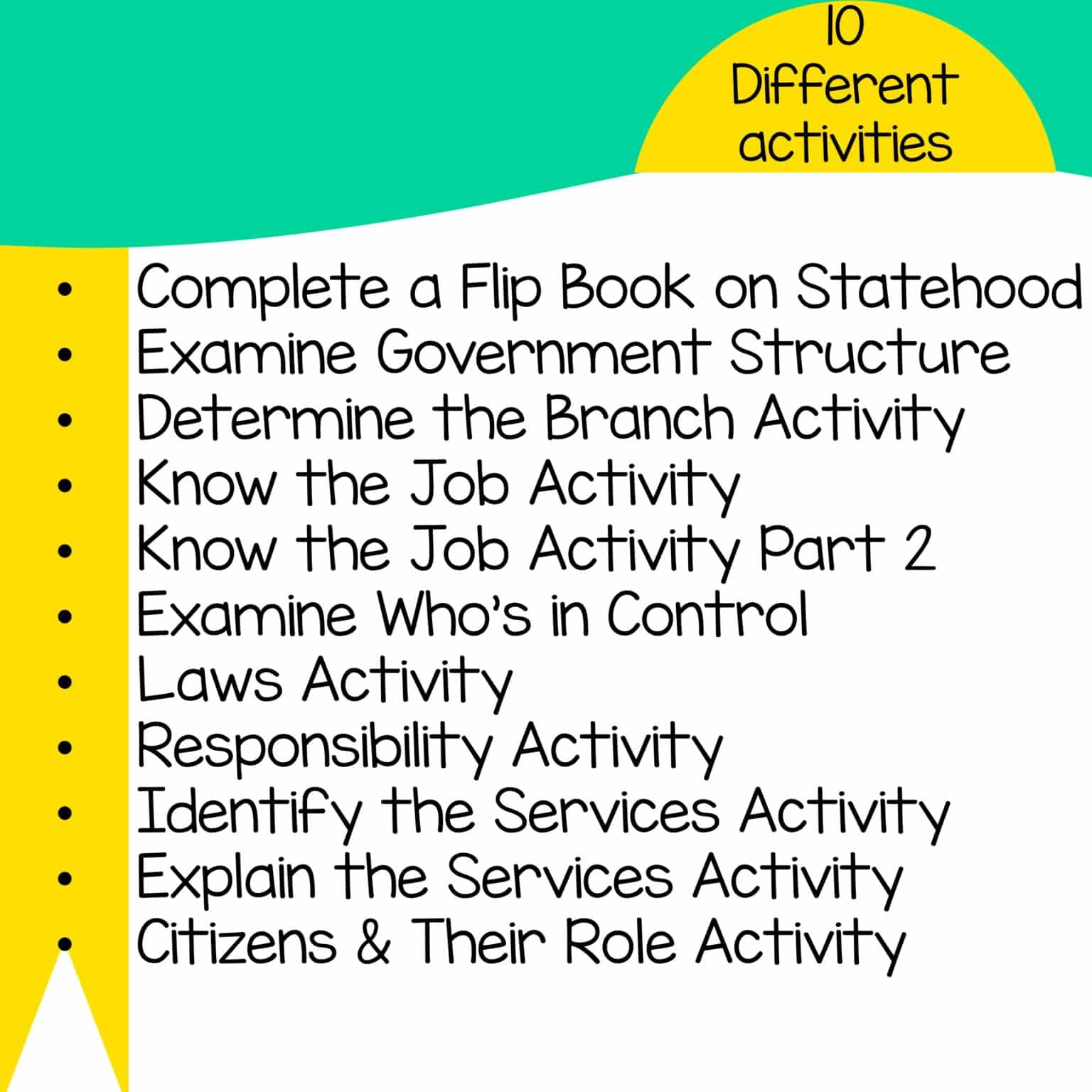Colorado Statehood And Government Unit - Colorado State Study - The ...