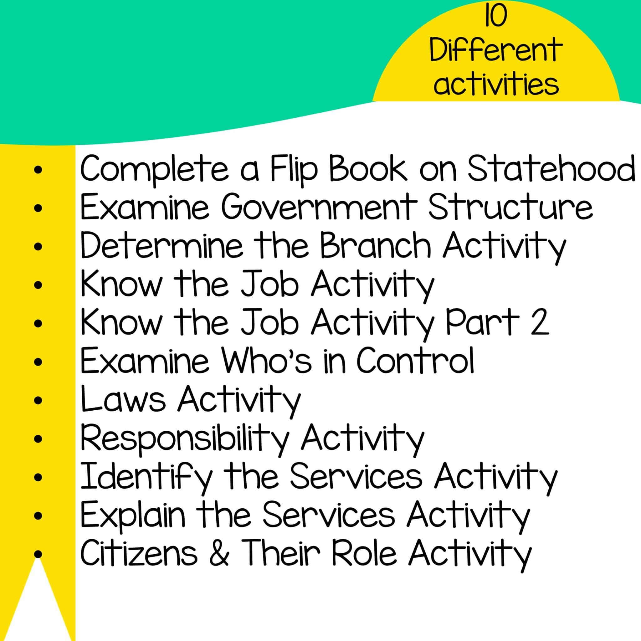 Colorado Statehood And Government Unit - Colorado State Study - The ...