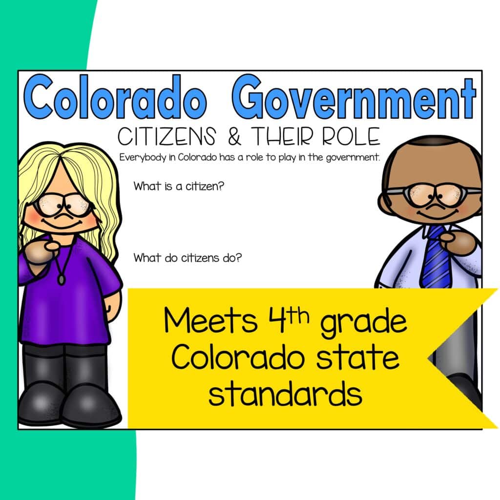 Colorado Statehood And Government Unit - Colorado State Study - The ...
