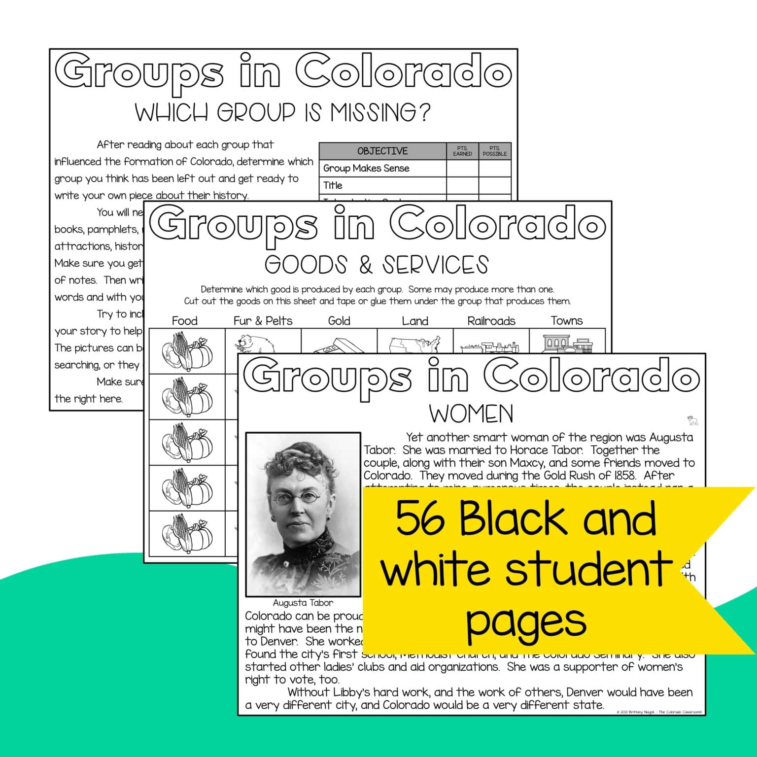 Colorado 10 Famous Groups In History Unit Influential Groups - Colorado ...