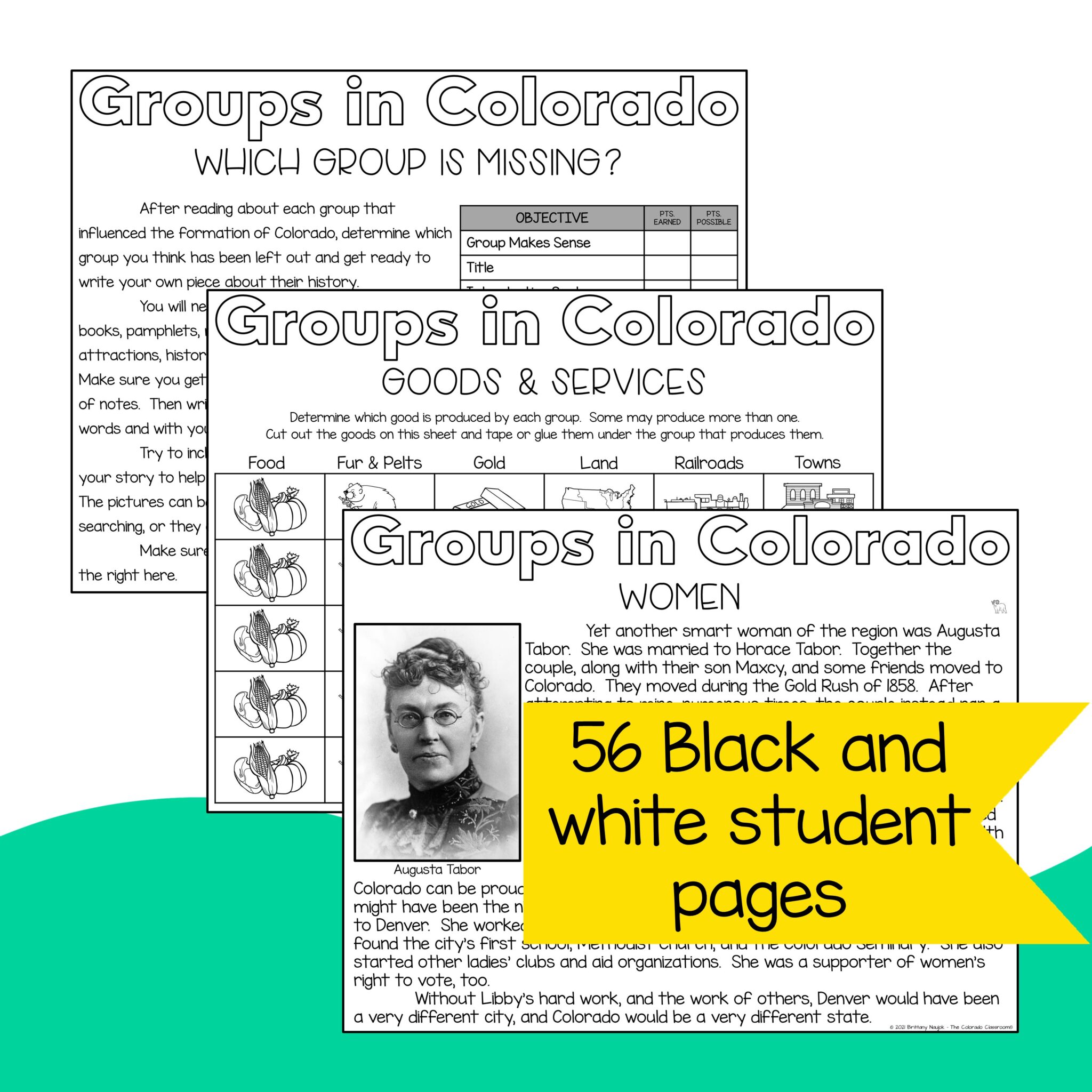 Colorado 10 Famous Groups In History Unit Influential Groups - Colorado ...