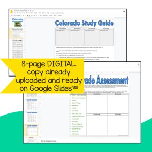 Colorado State History Assessment On Colorado History Geography ...