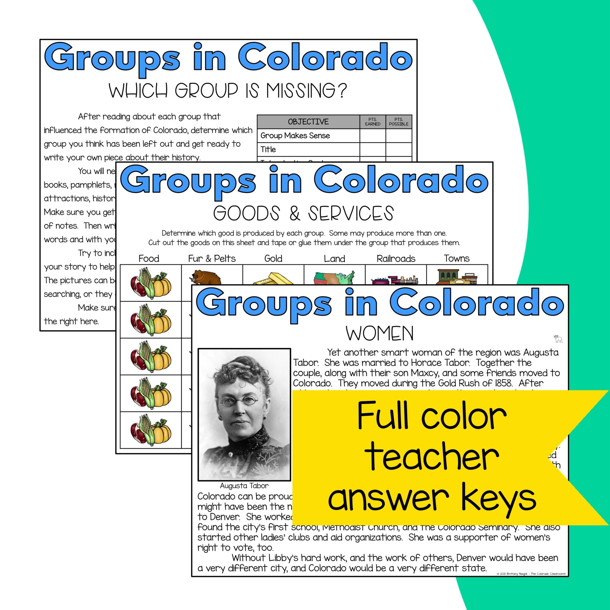 Colorado 10 Famous Groups In History Unit Influential Groups - Colorado ...