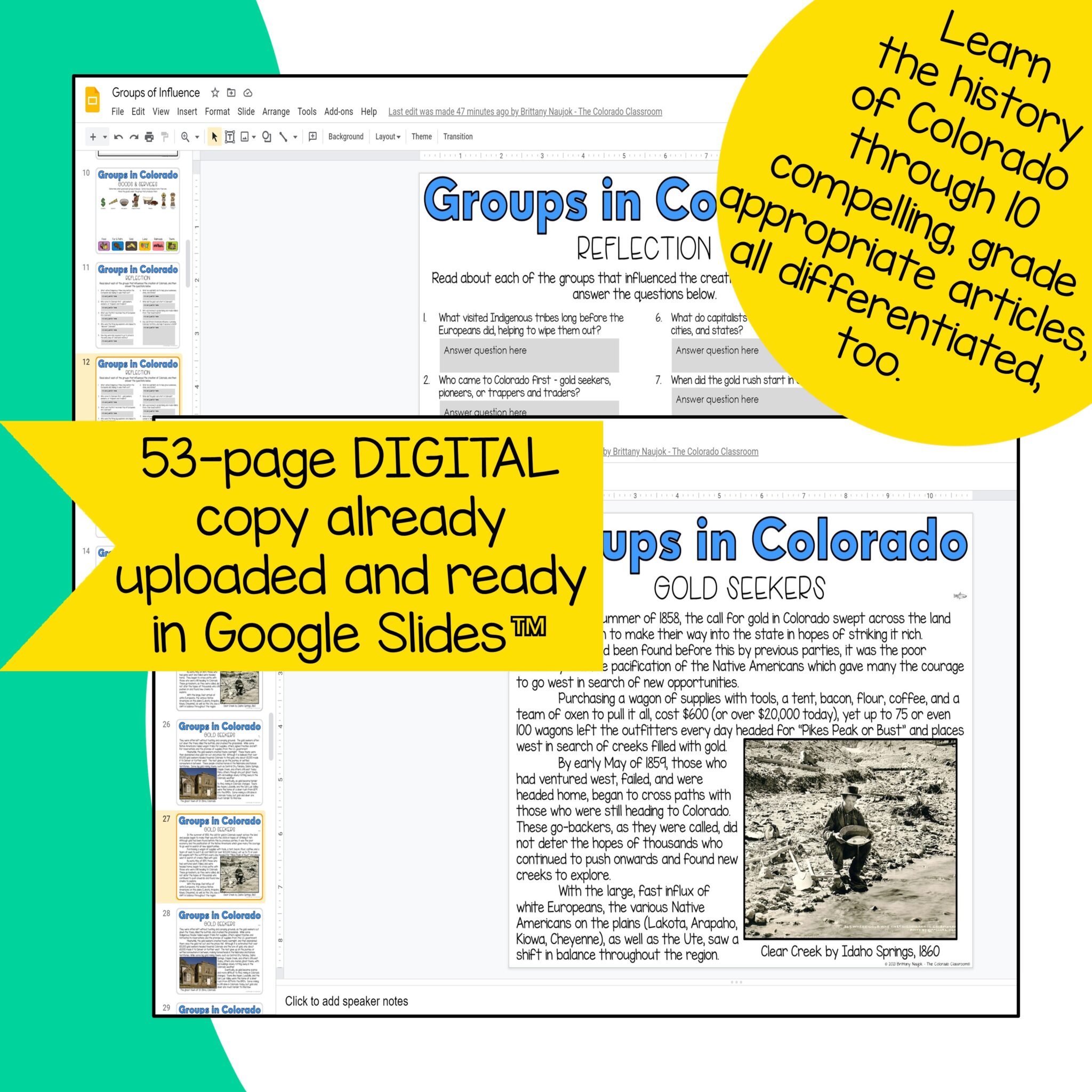 Colorado 10 Famous Groups In History Unit Influential Groups - Colorado ...