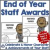 Staff Award Certificates And Semi-Editable Awards To Celebrate Staff ...
